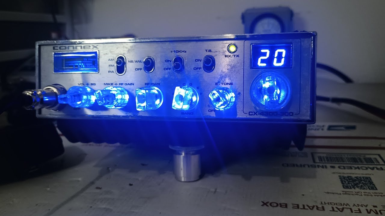 PENDING SOLD, Connex 4300-300 high power radio with nitro knobs - YouTube