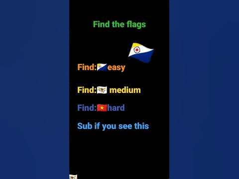 find the flags - YouTube