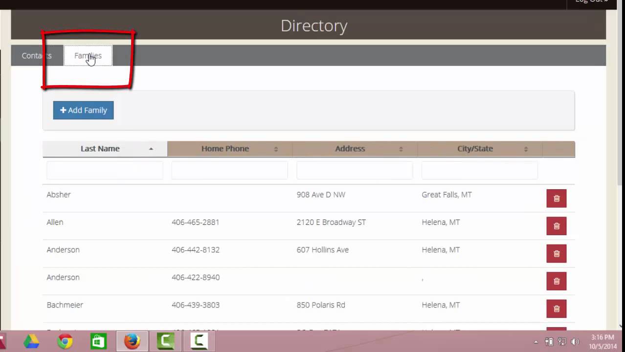 How to group contacts by family - YouTube