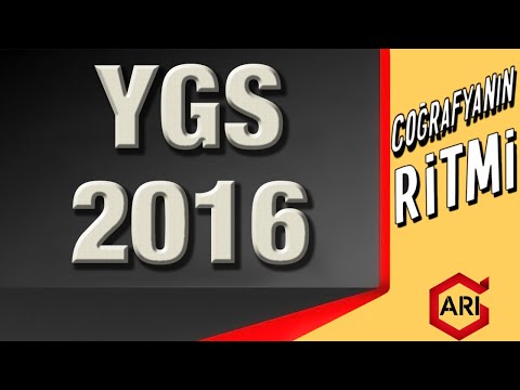 11 2016 YGS COĞRAFYA