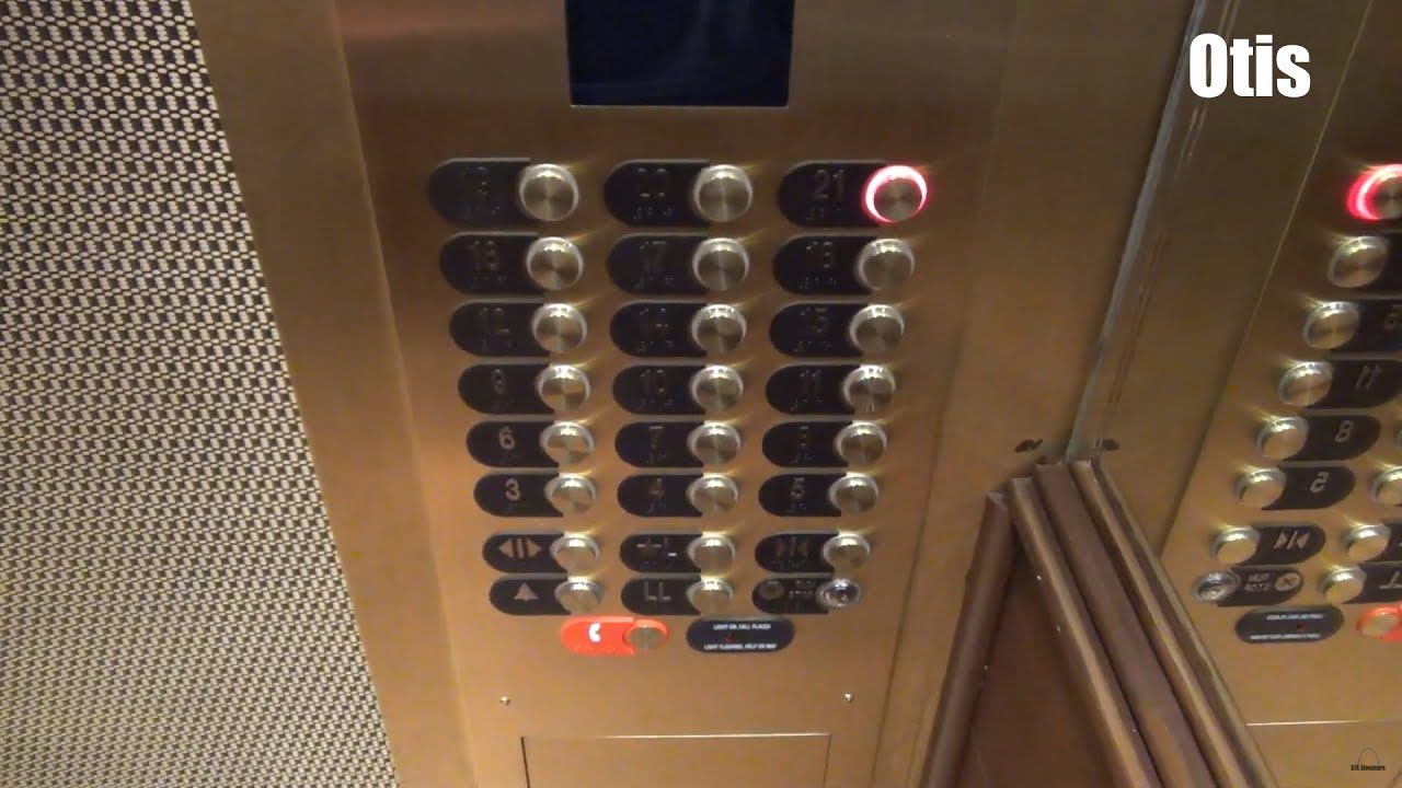 Otis Traction Elevators @ The Sheraton - Indianapolis, IN - YouTube
