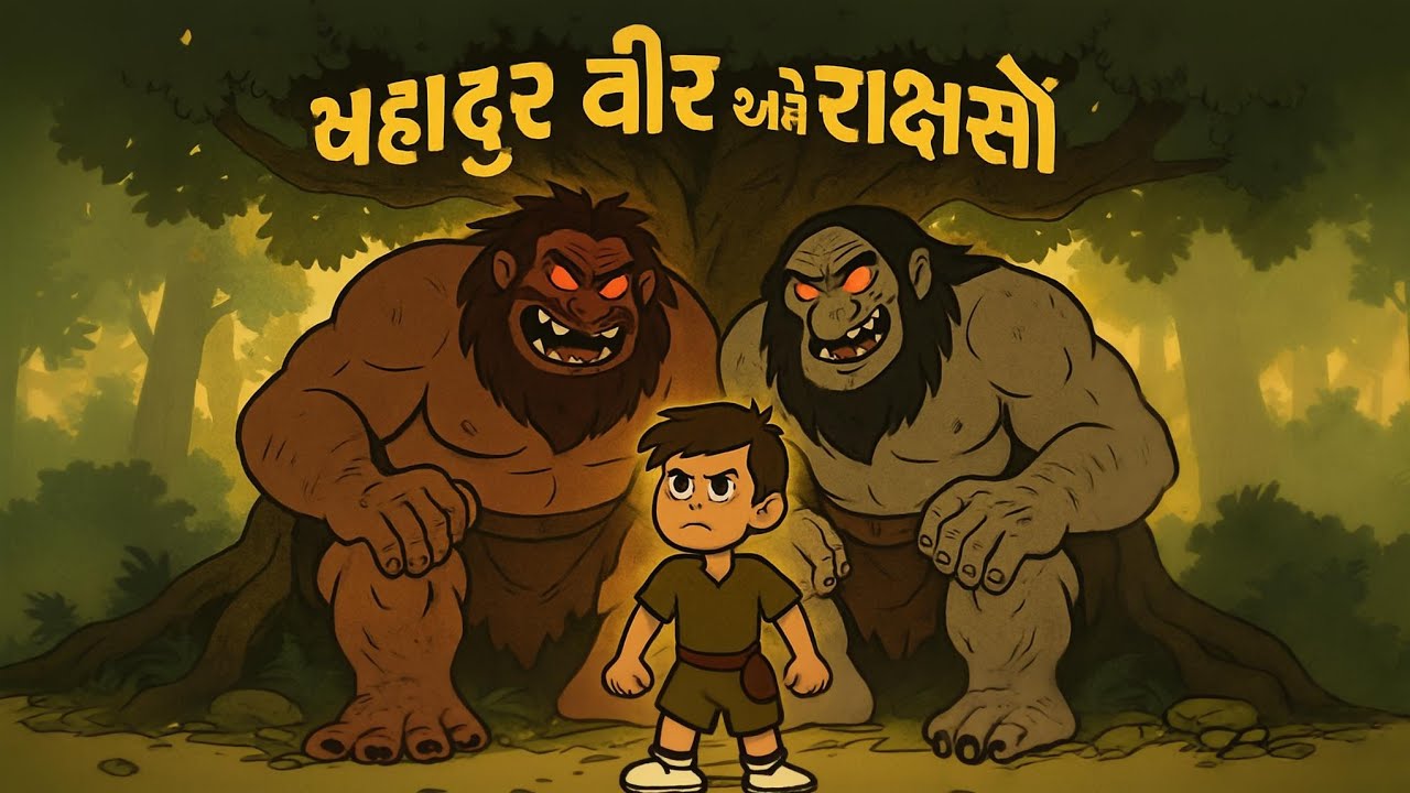 વીર અને બે રાક્ષસ || Veer and the Tale of Two Giants || moral story ...