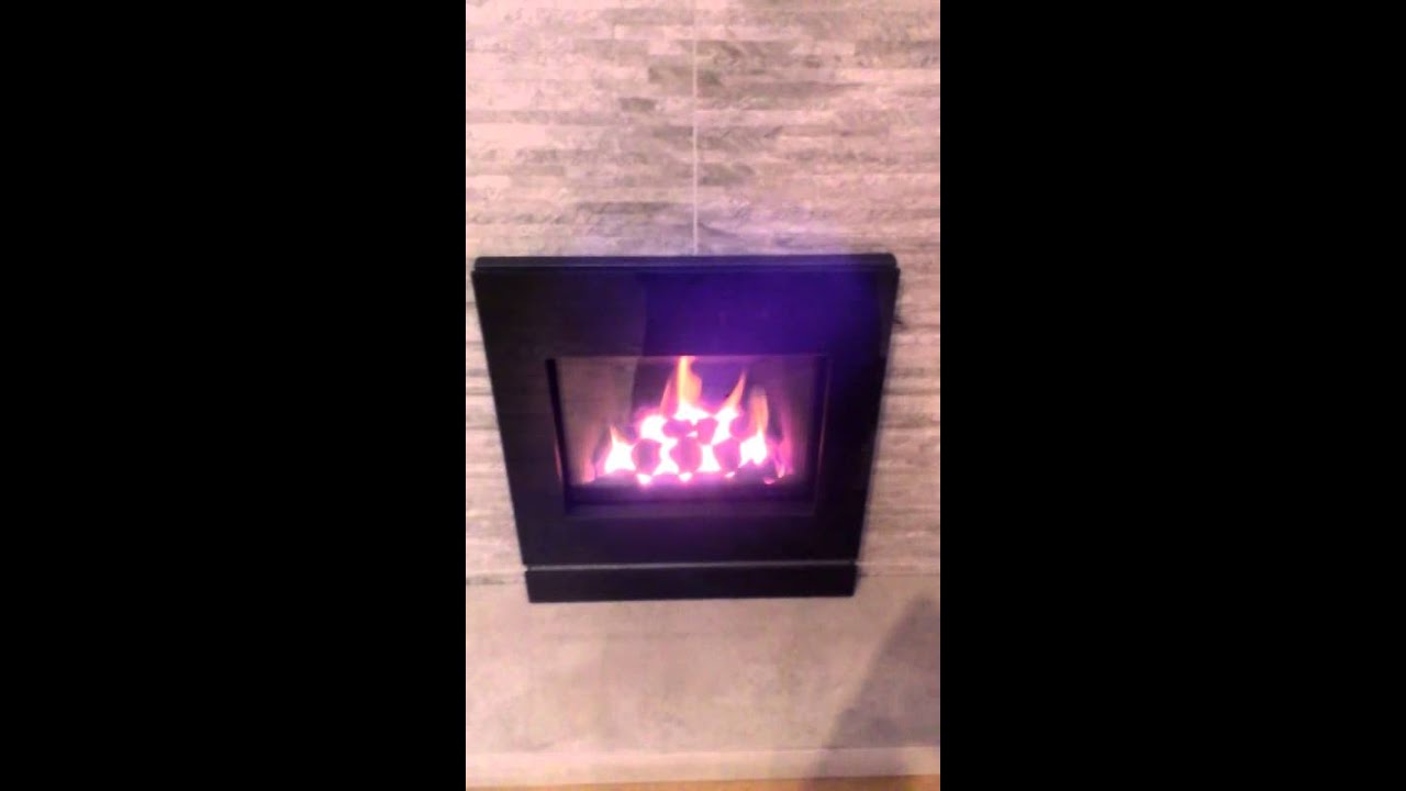 Gazco Logic He Designio 2 glass fronted gas fire - YouTube