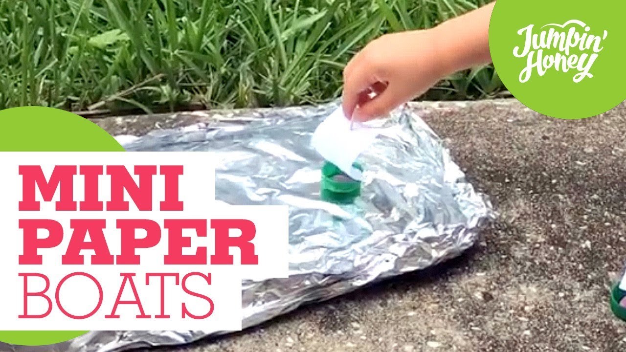 HOW TO MAKE Fun Mini BOATS for kids - Simple fun - DIY tutorial ...