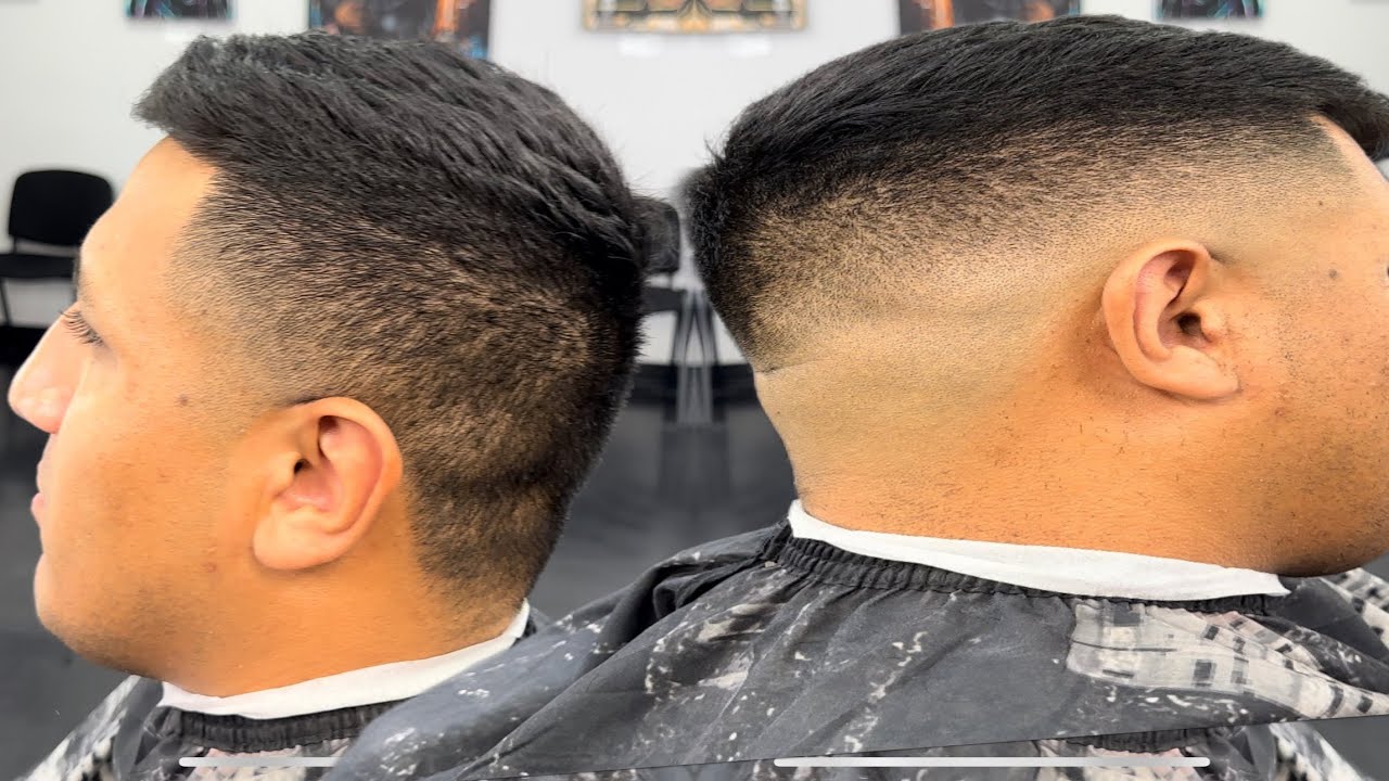 EASY FADE TUTORIAL! MID-SKIN FADE STEP BY STEP! - YouTube