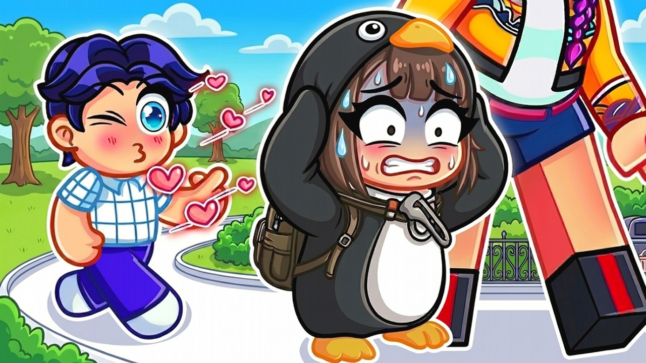 GUGUGAGA PENGUIN Isn’t Safe… A CRAZY FANBOY Won’t Leave 😱 (Roblox ...