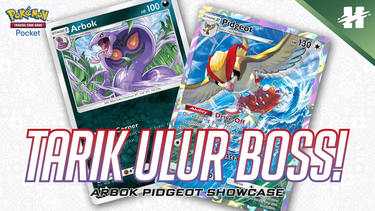 PART 2 PIDGEOT ARBOK RETREAT LOCK DECK SHOWCASE - POKEMON TCG POCKET ...