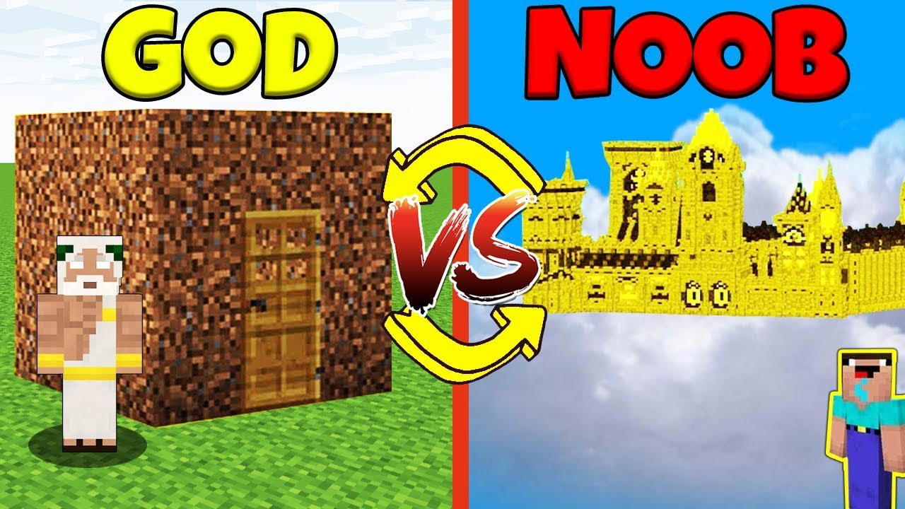 Minecraft Battle: NOOB vs GOD: SWAPPED HOUSE CHALLENGE / Animation ...