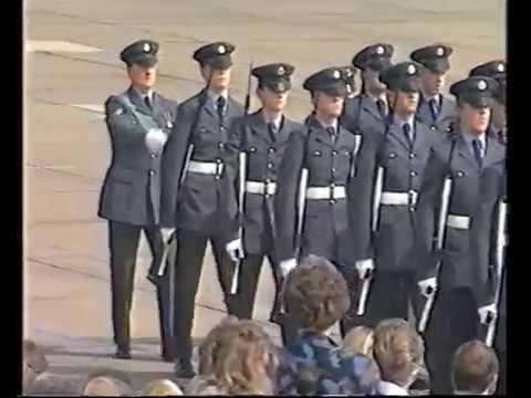 Passing out parade RAF Swinderby May 1989 - YouTube