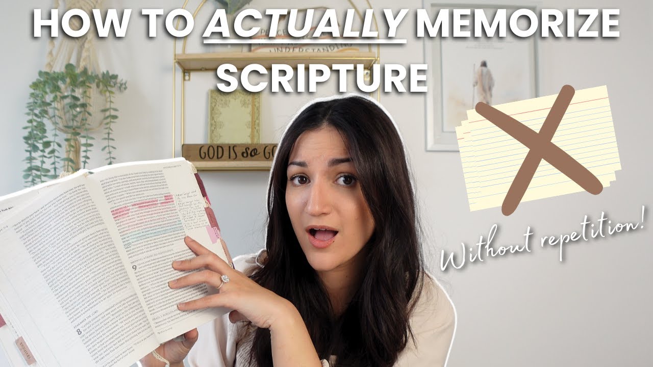 Scripture Memorization 101! - How to Actually Know Bible Verses - YouTube