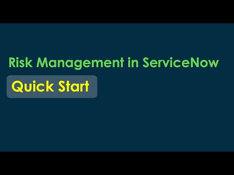 Solved: Transforming Risk Management with ServiceNow: From ...