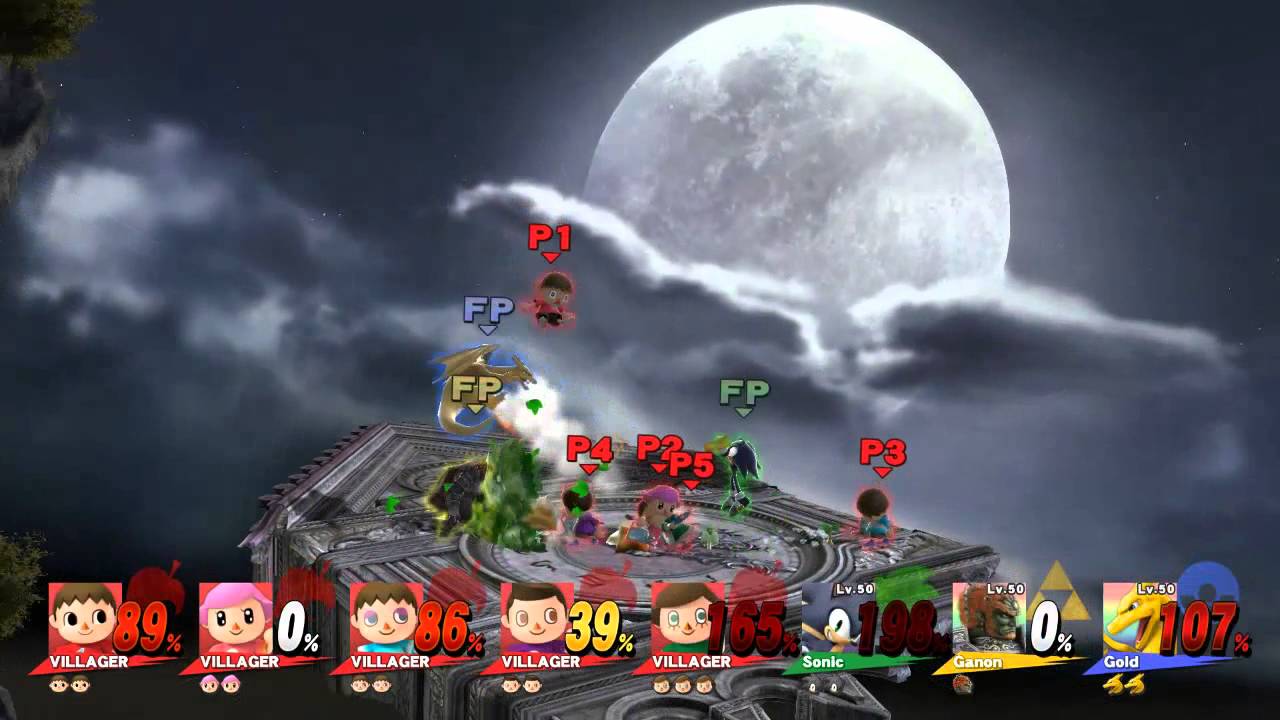 Ssbu villager UNLEASH THE TREES! - YouTube