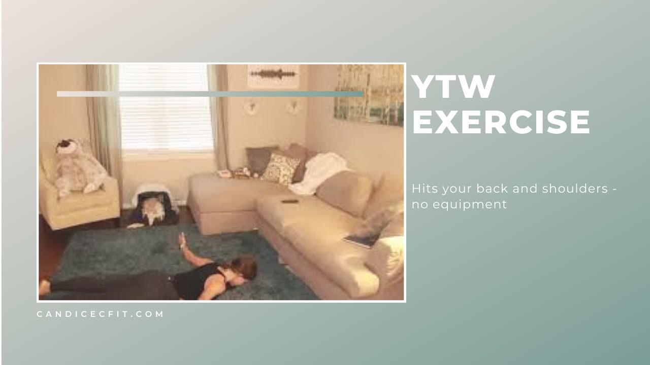 Y T W back exercise - YouTube
