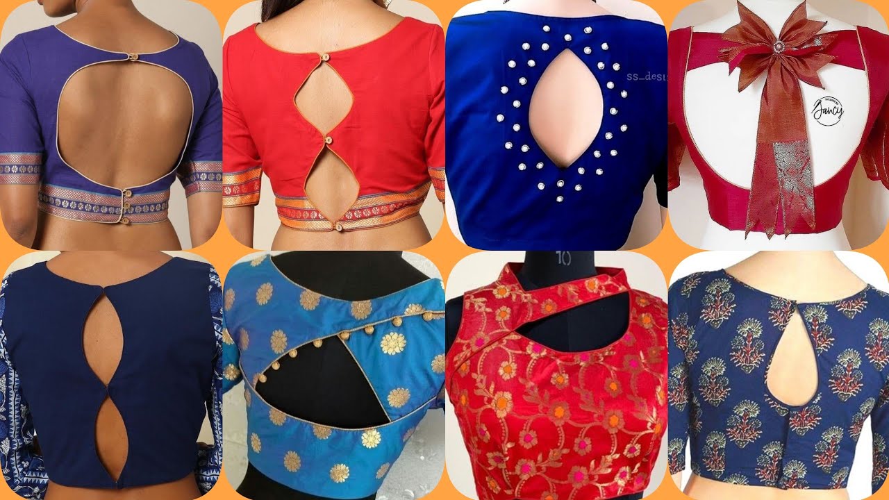 boat neck blouse designs new model blouse designs|blouse neck designs ...