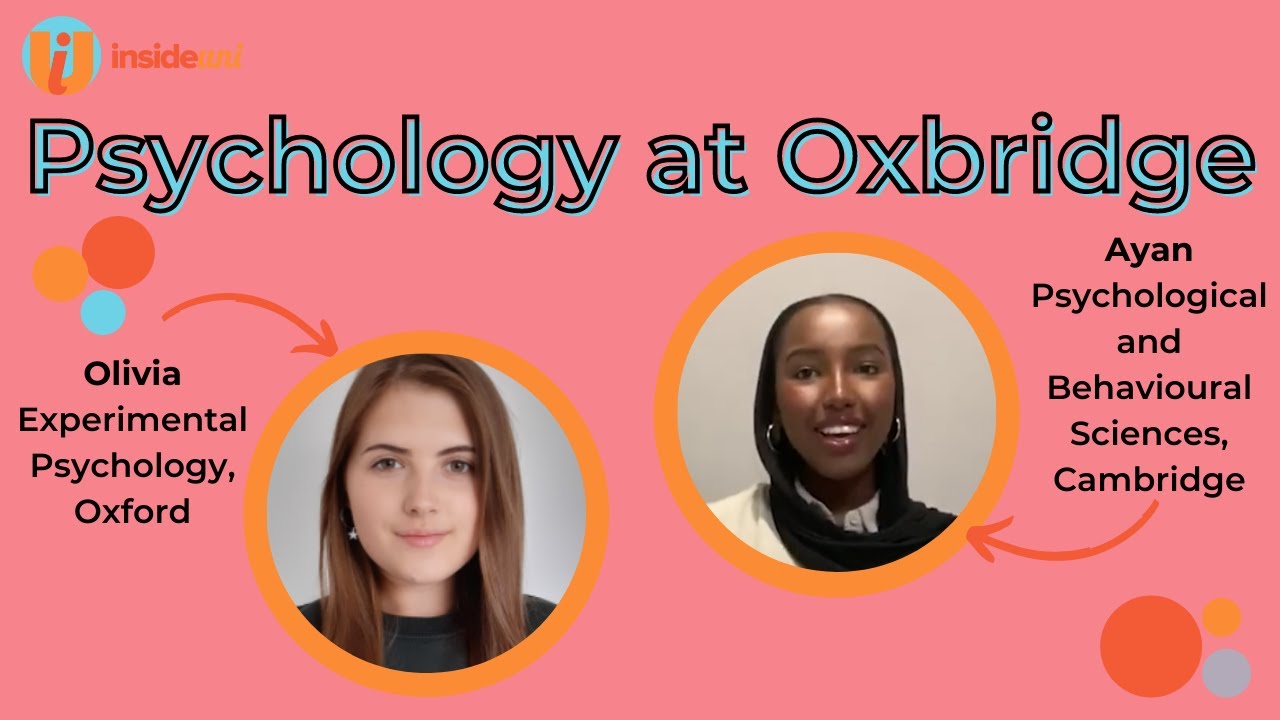 Psychology at Oxford and Cambridge - YouTube
