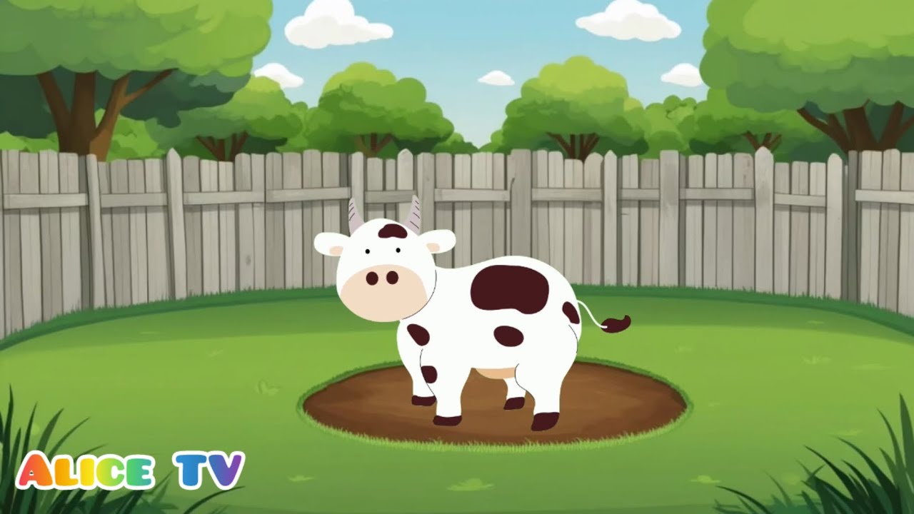 The Happy Cow Loves to Moo All Day / Alice TV - YouTube