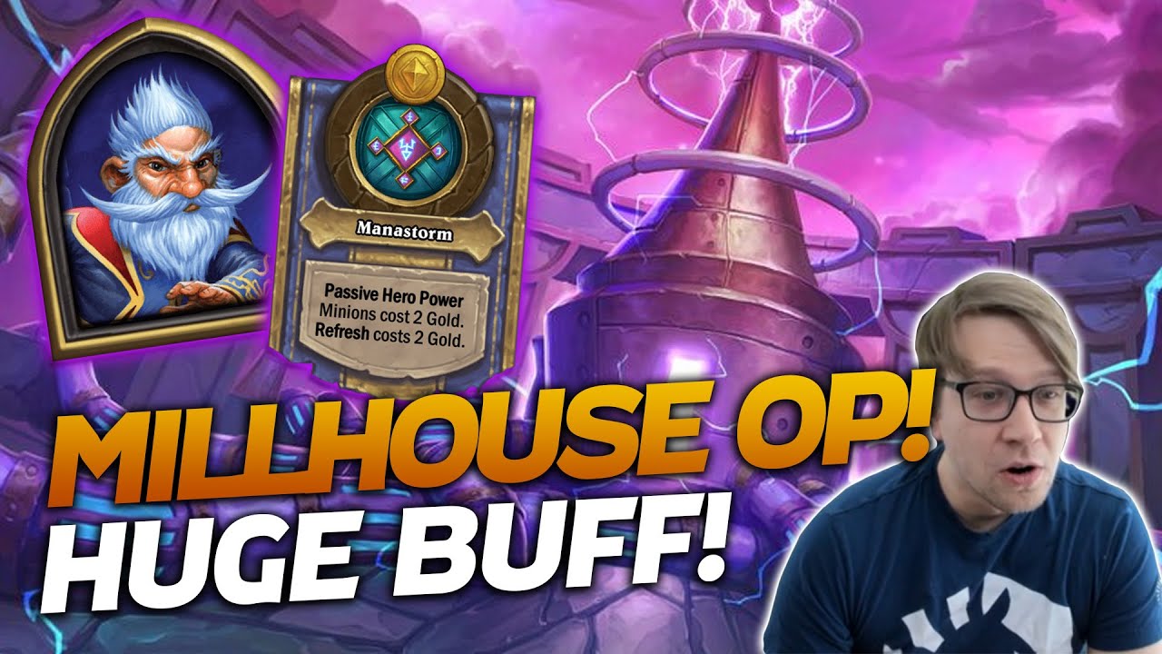 MILLHOUSE GOT A HUGE BUFF! OP TIER NOW! | Hearthstone Battlegrounds ...