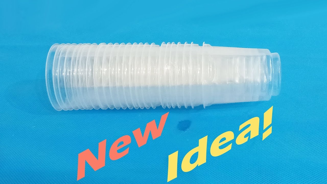 DIY How Make to Home Flower vase Made With using Disposable Plastic ...
