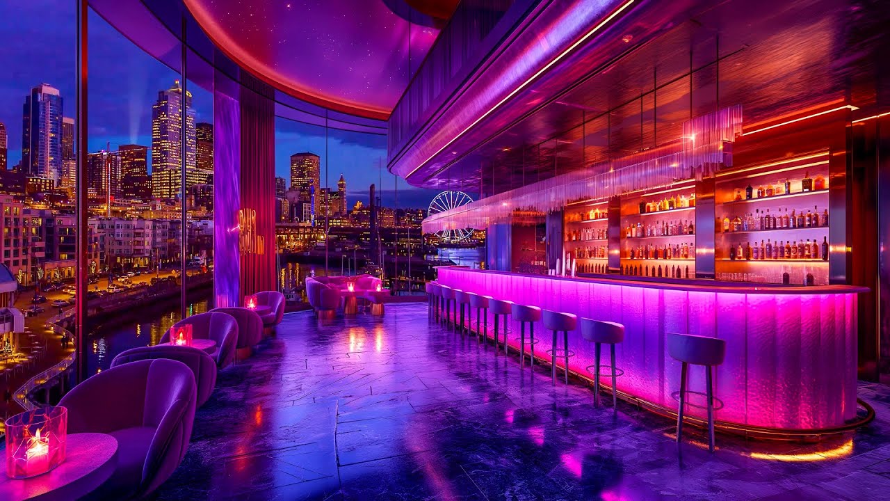 Elegant Jazz Lounge Atmosphere 🍷 Cozy Bar Vibes and Serene Jazz Tunes ...