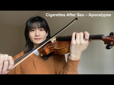 Cigarettes After Sex – Apocalypse | Violin Cover with Notes - YouTube