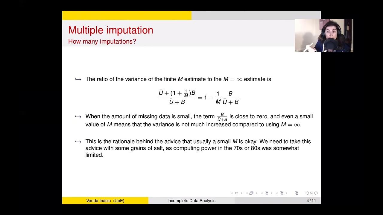 Multiple imputation: technicalities - YouTube