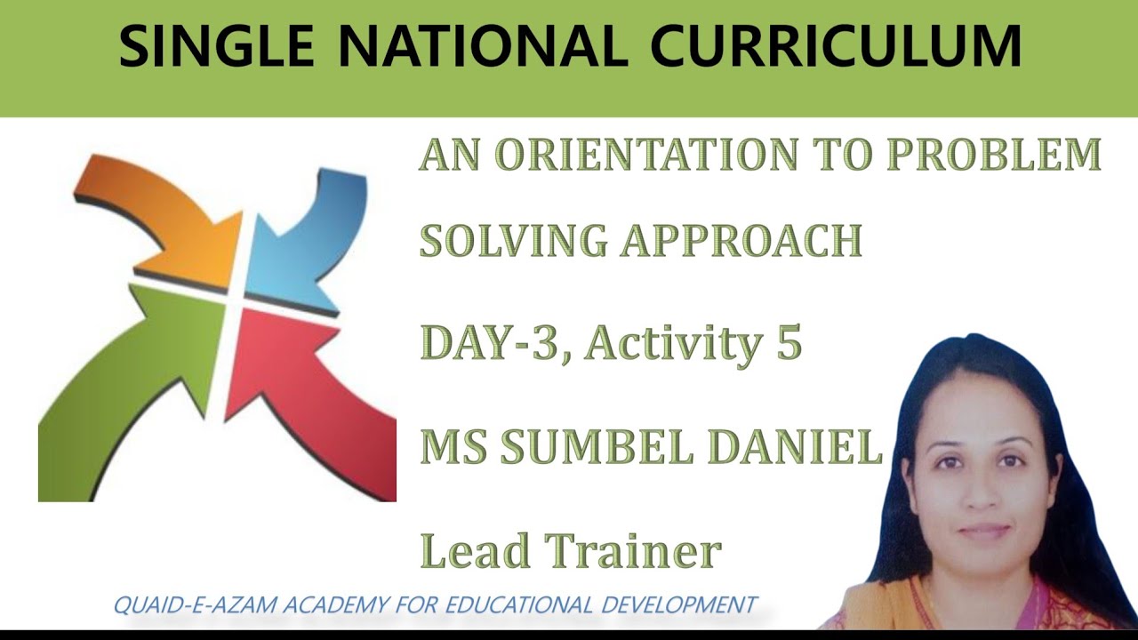 An Orientation to Problem Solving Approach - YouTube