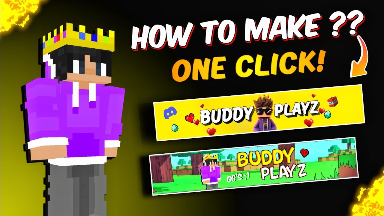 How To Make Minecraft YouTube Banner in Pixel Lab - YouTube