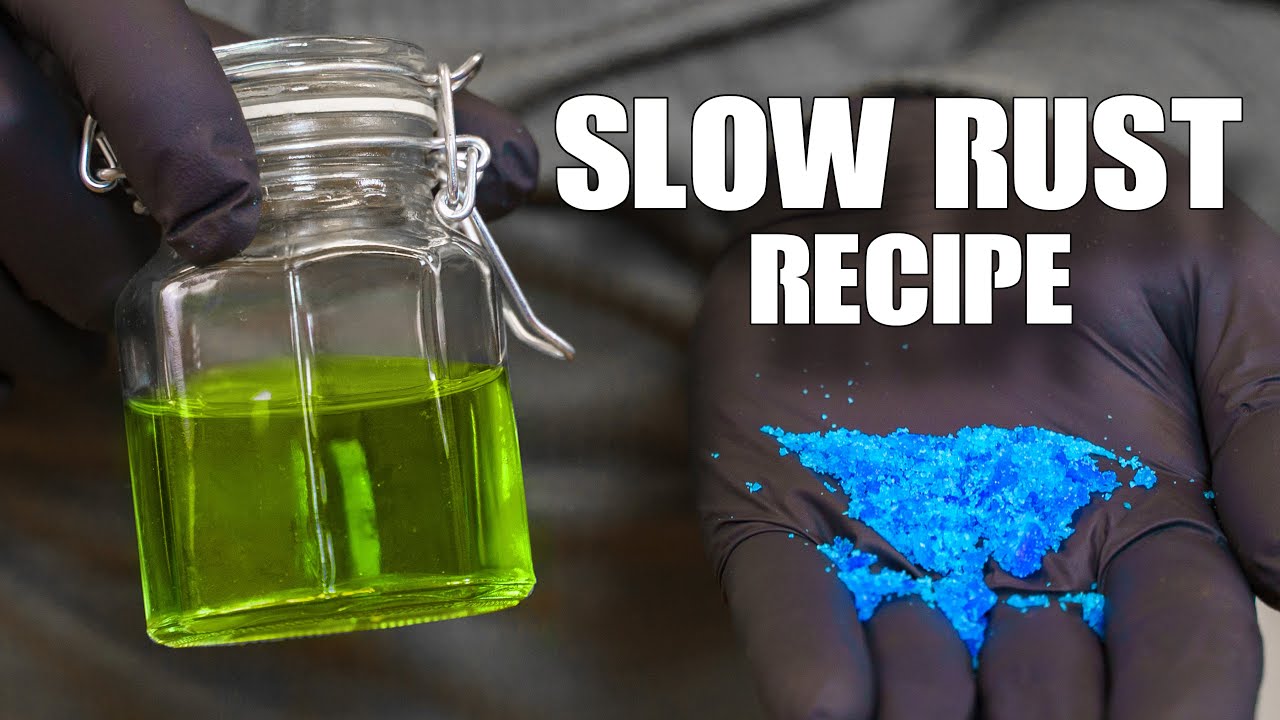 Slow rust recipe - Ferrobronze recipe - YouTube