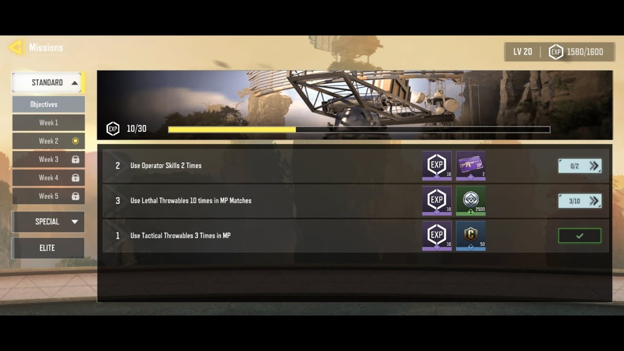 Call of Duty Mobile Use Tactical Throwables 3 Times in MP Matches ...