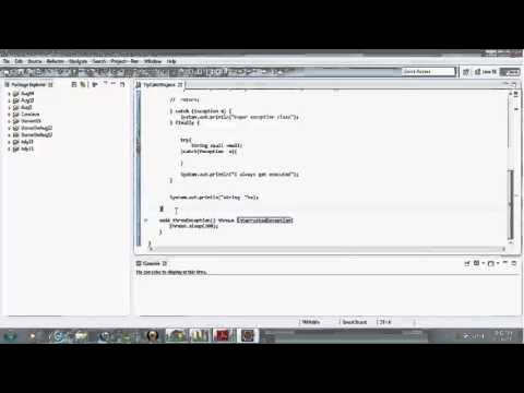 Java Exception Handling / Exception Hierarchy / Java Tutorial - YouTube