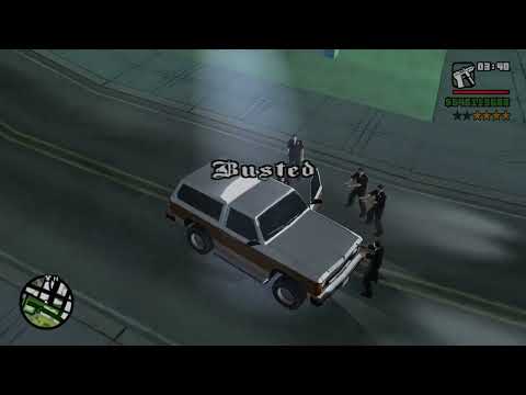 GTA SA GAMEPLAY New test 1 - Busted Compilation 1 [HD]