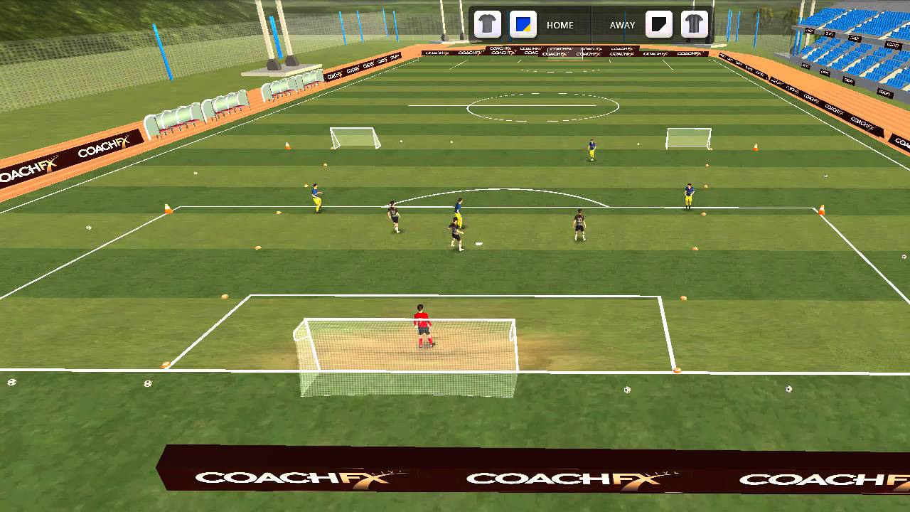 Flank Play Small Sided Game - YouTube