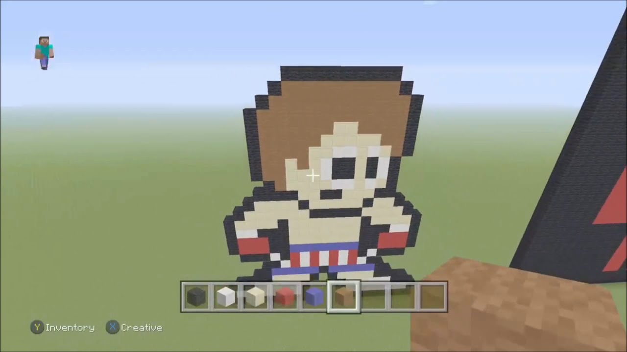 Rocky Minecraft Pixel Art - YouTube