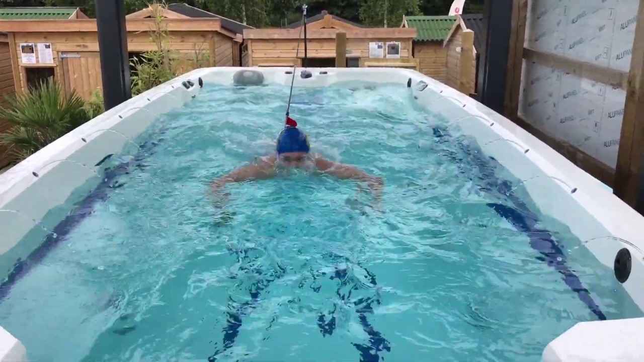 Club swimmer in our ATV 17 Kona swim spa breaststroke HD 1080p - YouTube