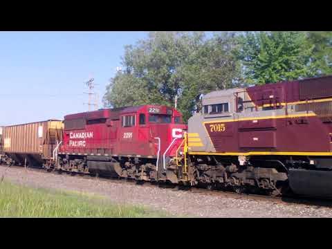 NS 34G @ LAPORTE, IN 5 18 24 NS 1115 NS 3601 CP 7015 CP 2291 - YouTube