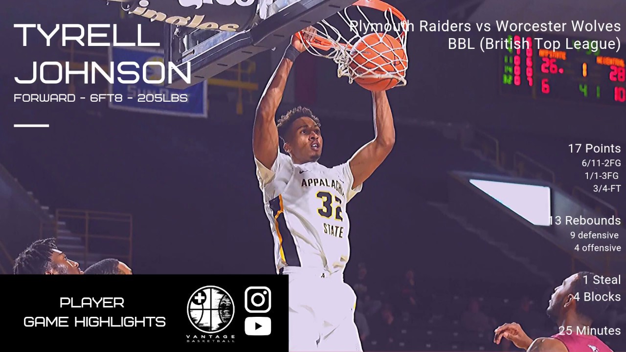 GAME HIGHLIGHTS - Tyrell Johnson - 17 points / 13 rebounds / 4 blocks ...