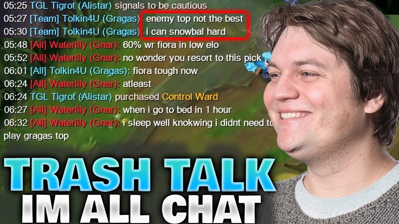 Der TRASH TALK auf der Top Lane - YouTube