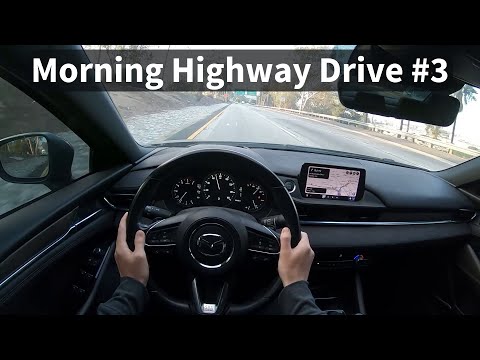 1 Hour Morning Highway Drive for Sleep, ASMR, Relaxing #3