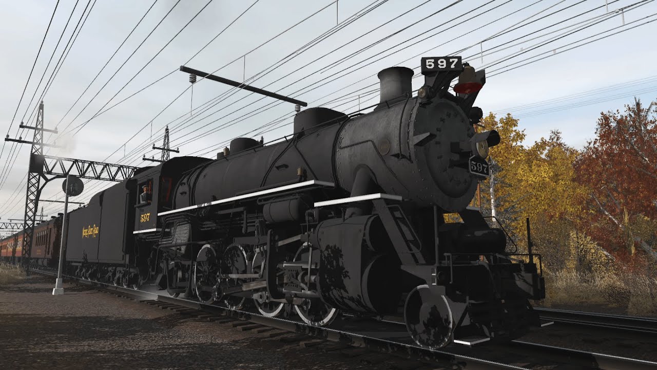 Trainz 2019 NKP NO.597 H6o Mikado - YouTube