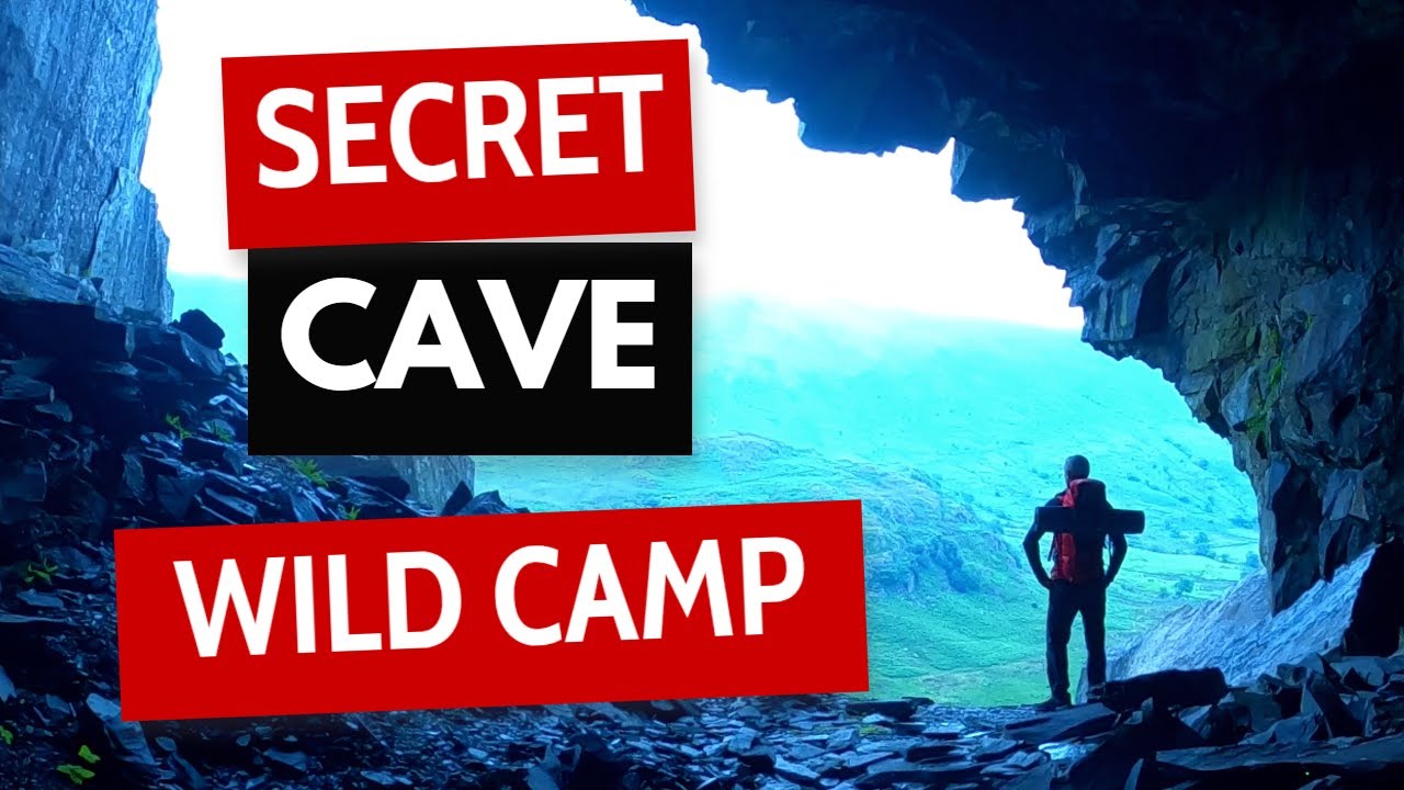 Lake District Wild Camping in a Cave | Cave Wild Camp - YouTube