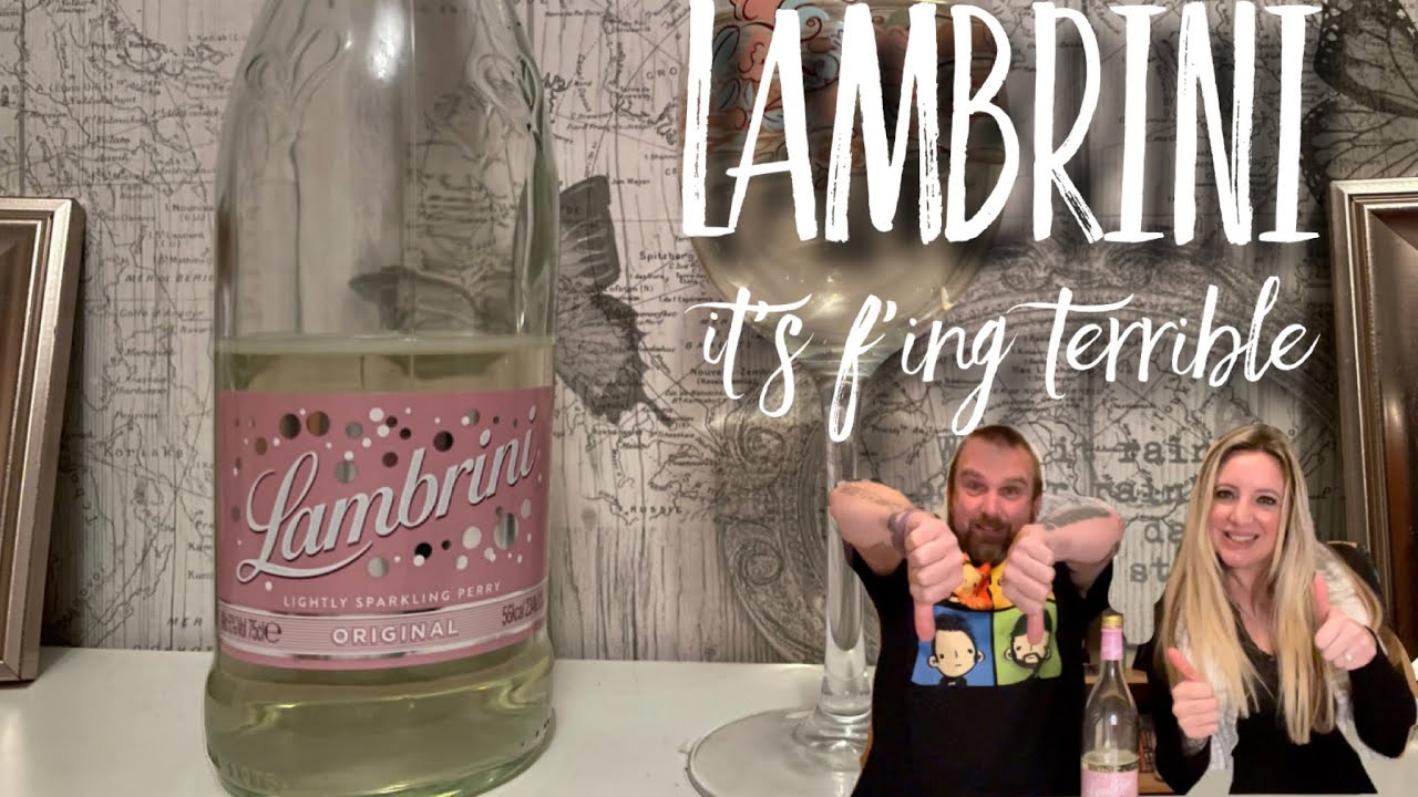 Lambrini | Wine Review | Just Terrible - YouTube