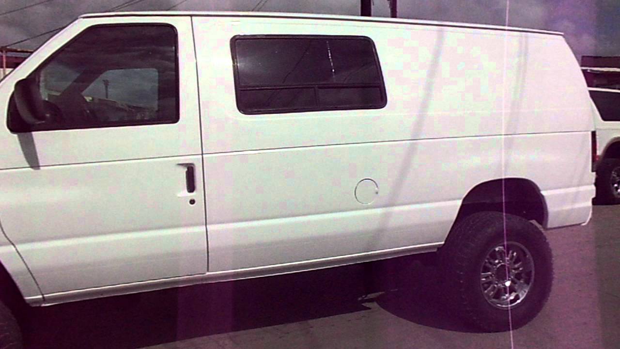 FORD E350 VAN 4X4 7.3 powerstroke DIESEL - YouTube