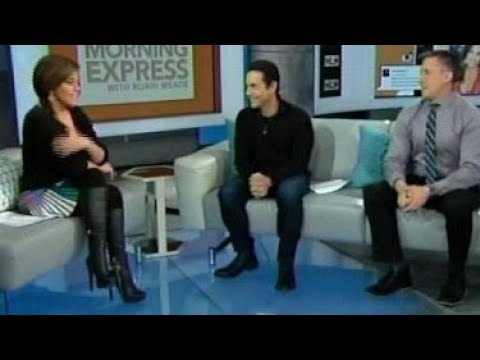 Robin Meade in Spike Heeled Leather Knee Boots 2-25-2015 [480p] - YouTube