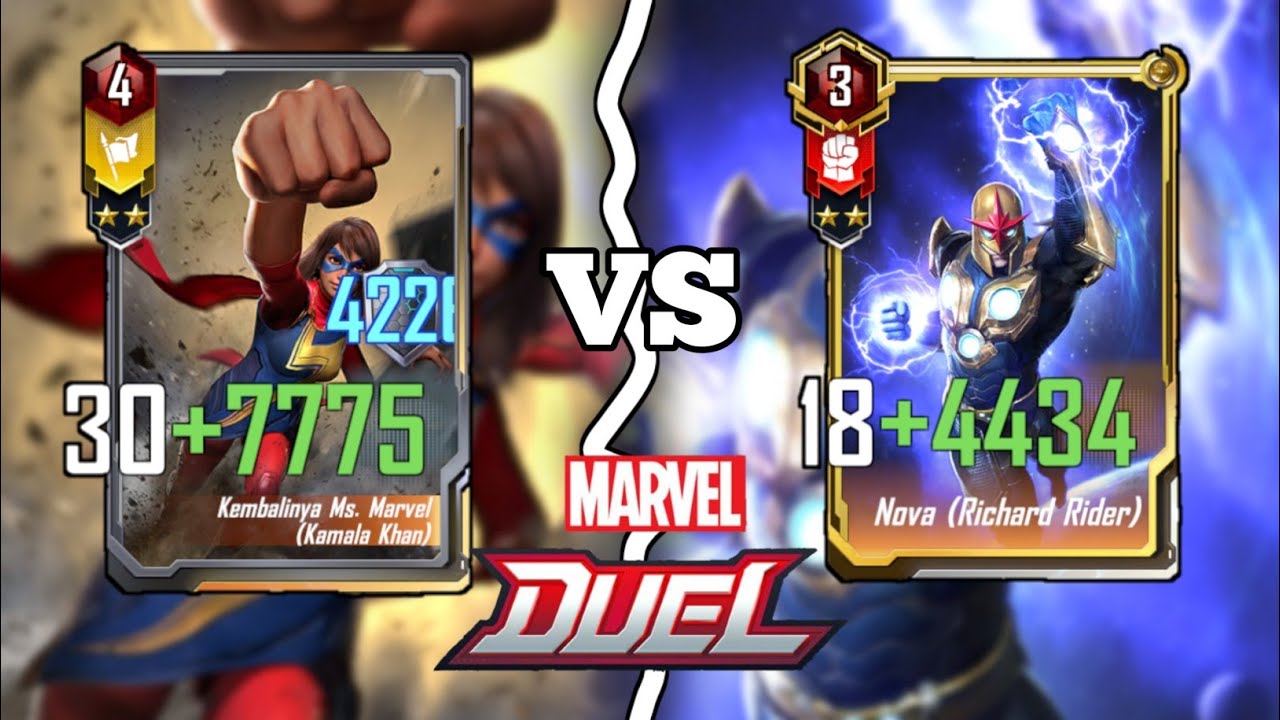 Nova Unity VS Ms. Marvel Unity | MARVEL Duel #30 - YouTube