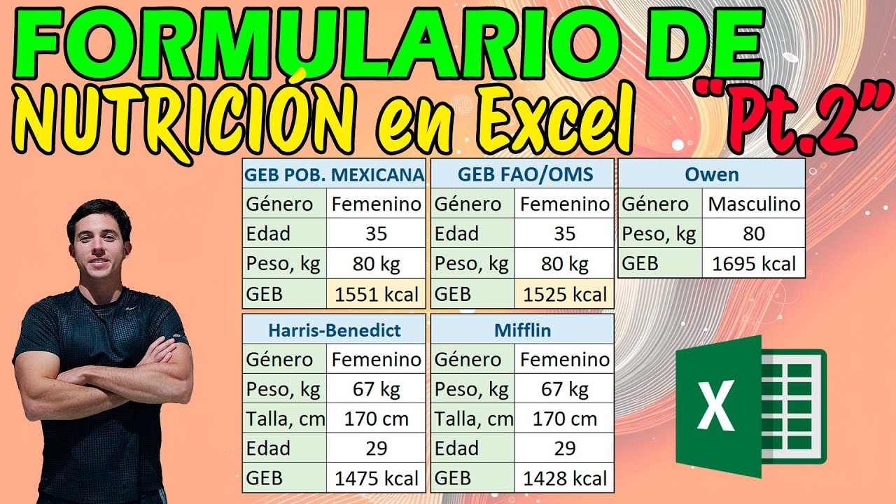 Formulario de nutrición en Excel | FAO/OMS - YouTube