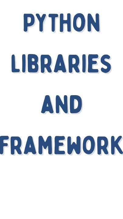 python libraries ⌨💻 #technology #youtubeshorts #python #python3 # ...