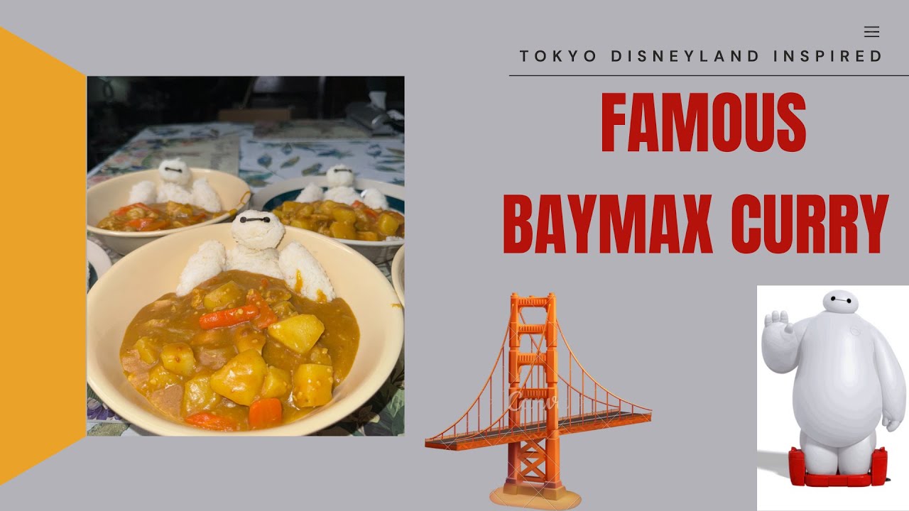 HOW TO MAKE HOMEMADE BAYMAX CURRY! FROM TOKYO DISNEYLAND - YouTube
