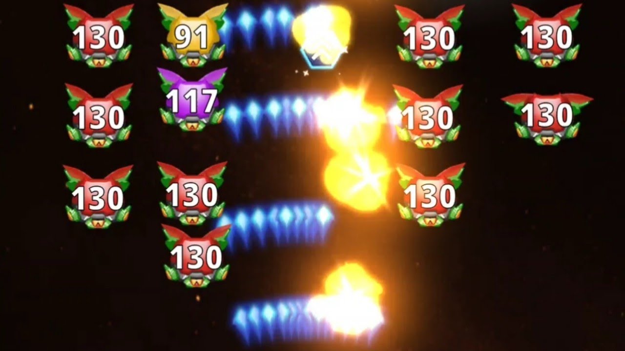 Galaxy Raid Spaceship Fight Game First Play - YouTube