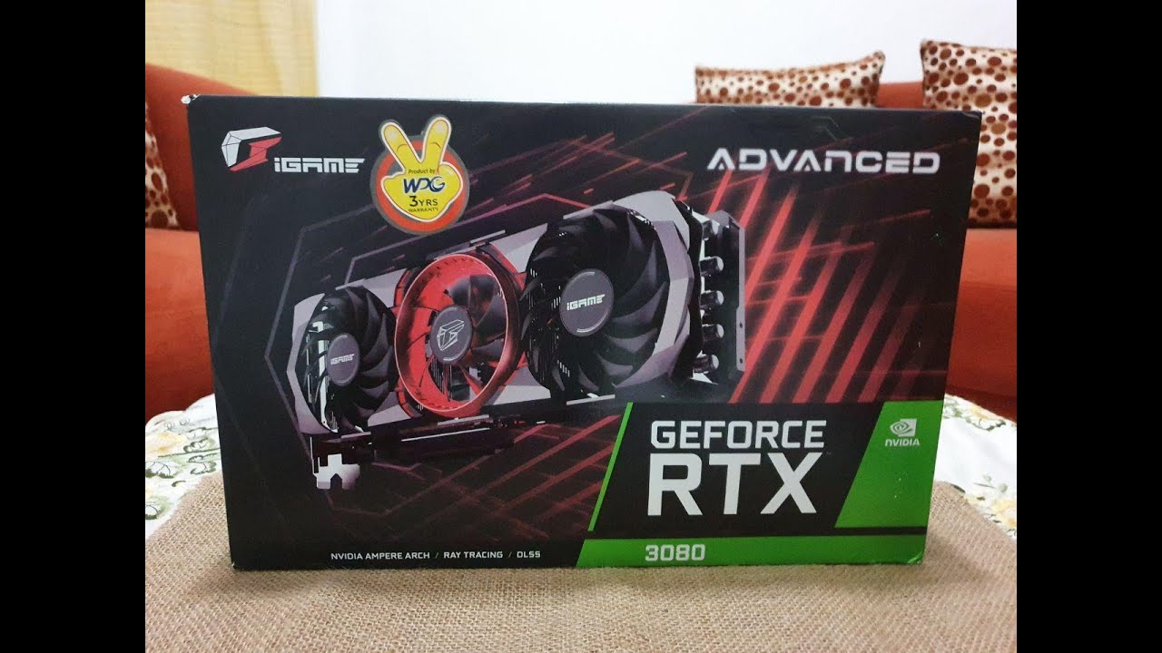 Unboxing Colorful Igame RTX 3080 Advanced OC 10GB Indonesia | Build ...