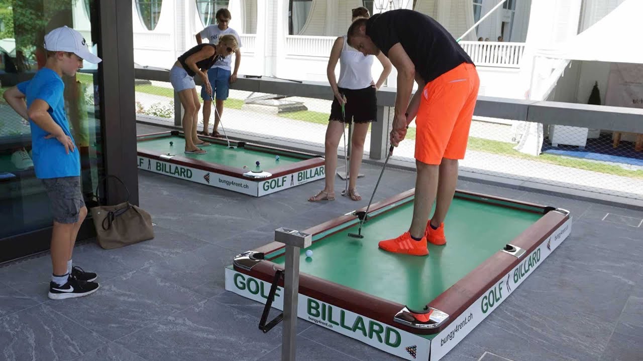 Golf Billard mieten 3D anaglyph Video - YouTube